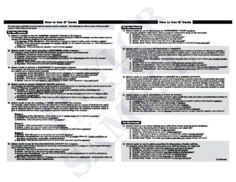 Q3 Depth And Complexity Question Stem Cards The Center For Depth And