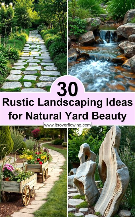 30 Rustic Landscaping Ideas For Natural Yard Beauty