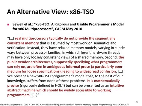 Design Of Parallel And Hpc Lecture Memory Models Ppt