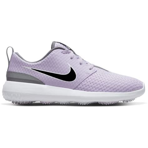 Nike Womens Roshe G Golf Shoes Violet Frost White Particle Grey Black