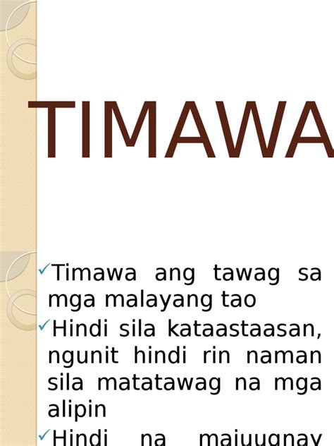 Timawa Pdf