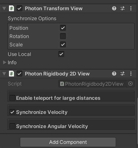 pun2 position and animation sync problem photon engine