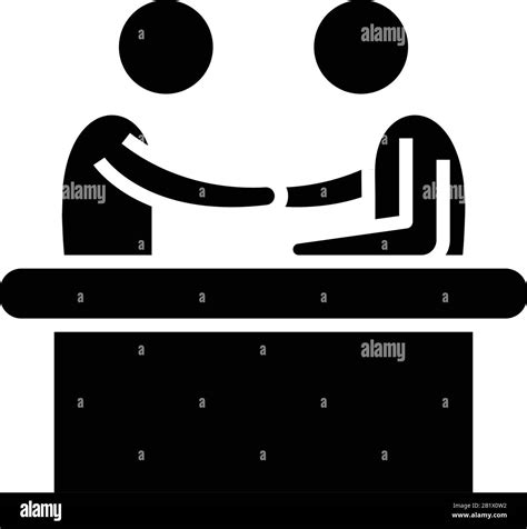 Contract Black Icon Concept Illustration Vector Flat Symbol Glyph Sign Stock Vector Image