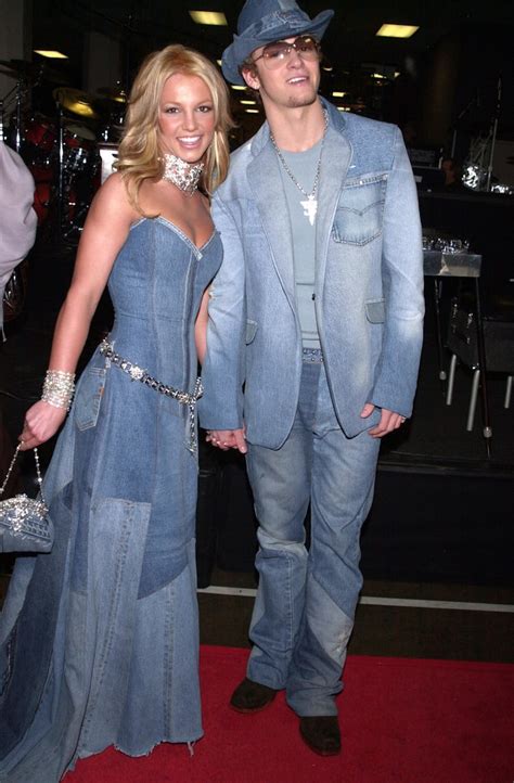 Justin Timberlakes Quotes About His And Britney Spears Denim Outfits Are Everything