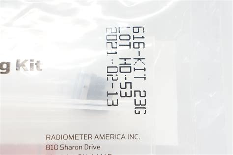 Radiometer 616 Kit Safepico Arterial Blood Gas Sampling Kit 23g X