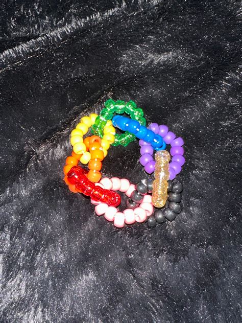 Kandi Chain Cuffs Etsy