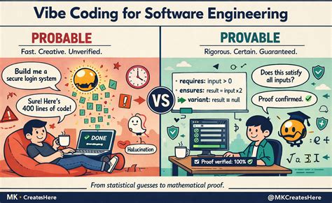 Vibe Coding For Software Engineering From Probable To Provable By