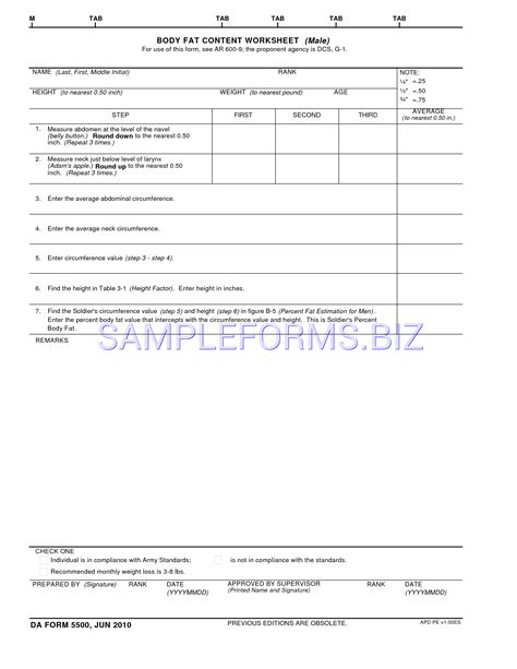 Da Form 5500 R Fillable Printable Forms Free Online