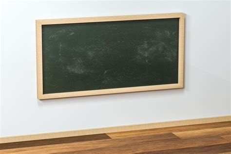 Premium Photo A Classroom With A Blackboard In The Front Of The Room 3d Rendering