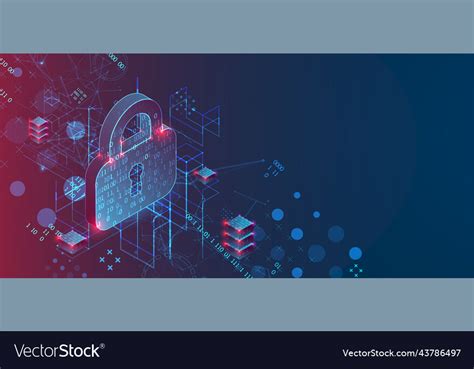 Personal Data Security Cyber Data Or Information Vector Image