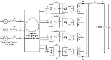 Schematic Diagram Of A 6 Pulse Rectifier Supplying Smps Download