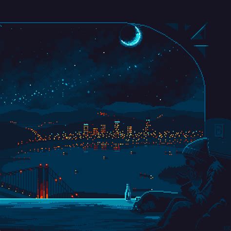 Artstation Warmth 8bit Pixel Art Animation