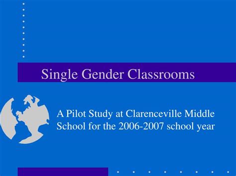 Ppt Single Gender Classrooms Powerpoint Presentation Free Download Id1264682