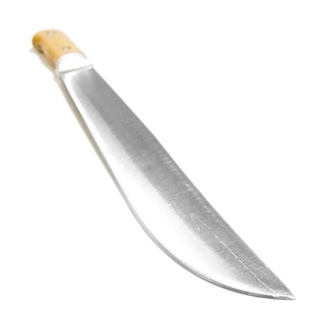 Facão Linha Prata 16 Polegadas Cabo Madeira Com Bainha Simples Wenzel Wenzel Ferramentas