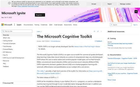 Microsoft Cognitive Toolkit 开源分布式深度学习工具