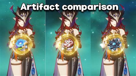 Chasca Artifacts Comparison Genshin Impact 5 2 Youtube