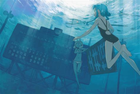 Bikini Chiaki Fumika Kuroboshi Kouhaku Ruins Scenic Shigofumi Swimsuit