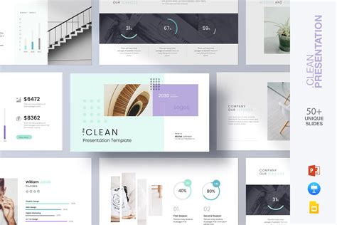 Clean Creative Powerpoint Template Presentation Templates