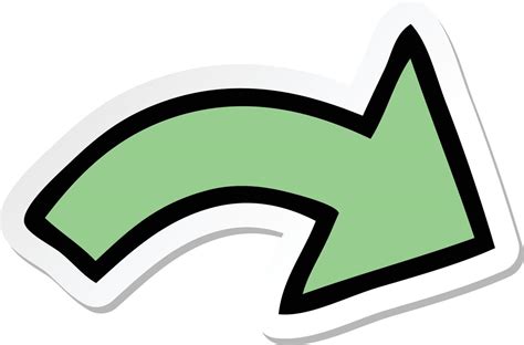Cartoon Arrow Pointing Right