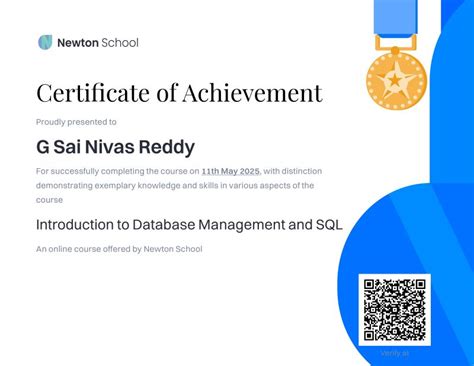 Completed Introduction To Database Management And Sql By Newton