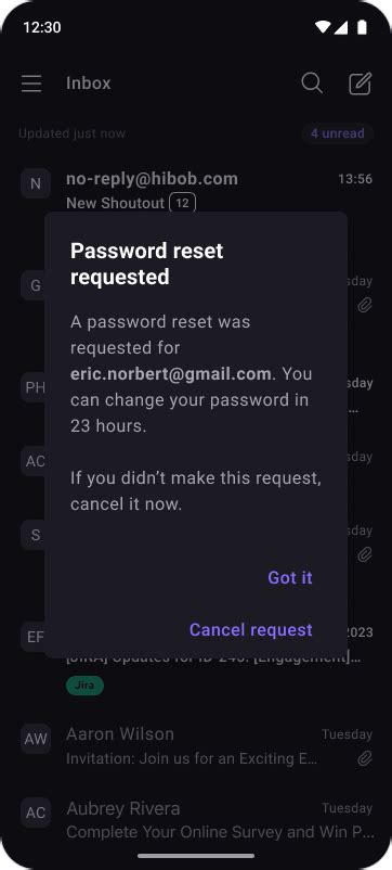 Signed In Reset Proton