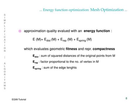 Ppt Surface Simplification Algorithms Overview Powerpoint