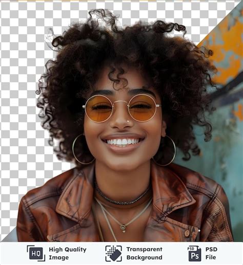 Premium Psd Premium Of High Quality Psd A Woman With An Afro
