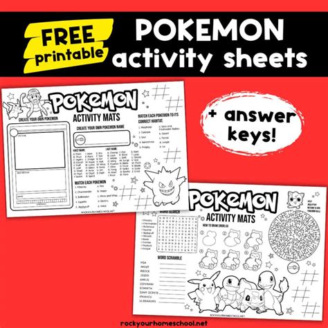 Pokemon Activity Book