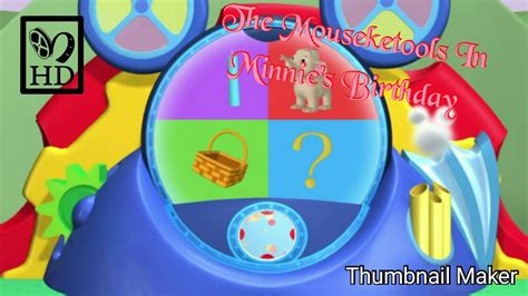 The Mouseketools In Minnies Birthday Youtube