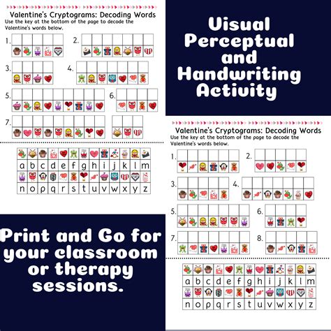 Valentines Day Cryptogram And Decoding Worksheets Made By Teachers