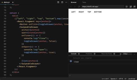 Swipeabledrawer Onopen Props Is Not Working · Issue 24757 · Muimaterial Ui · Github