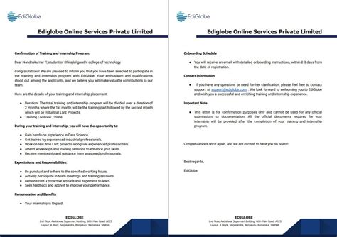 Datascience Internship Careerdevelopment Professionalgrowth Ediglobe Nandhakumar V