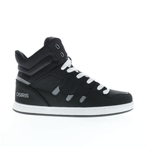 Osiris Chn 1373 104 Mens Black Synthetic Skate Inspired Sneakers Shoes