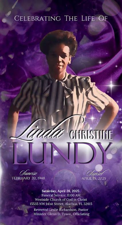 Linda Christine Lundy 1948 2025 Our Memories Of You