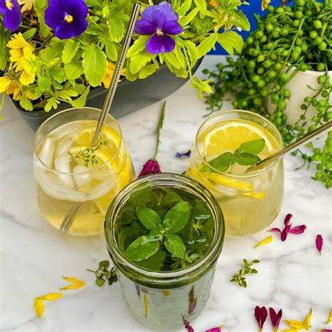 How To Make Herbal Iced Tea With Fresh Herbs