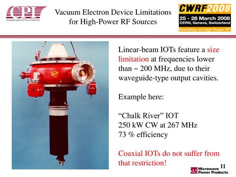 Ppt Vacuum Electron Device Limitations For High Power Rf Sources Powerpoint Presentation Id