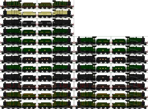 Gwr 4300 Class Livery Sheet By Newobanproductions19 On Deviantart