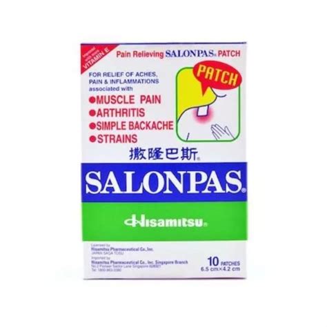 Salonpas Patch 12 Sheets Shopee Malaysia