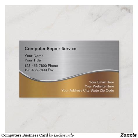 Computer Visiting Card Format