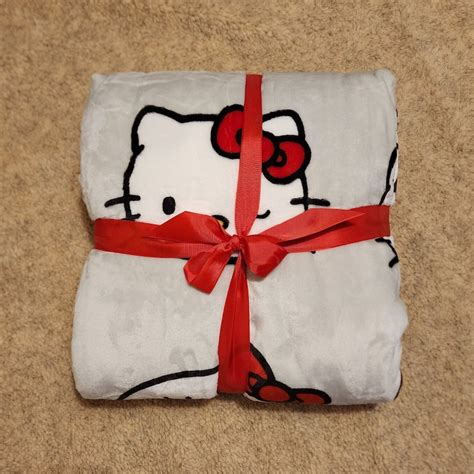 Hello Kittys Blanket Etsy