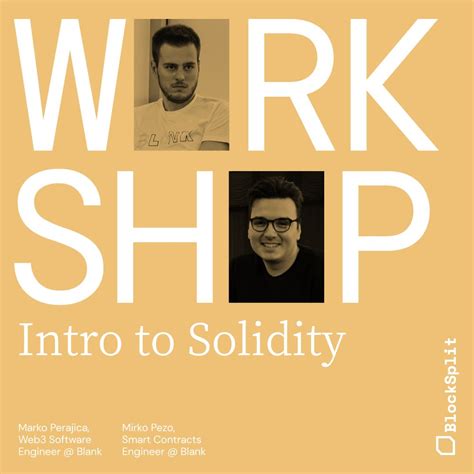 Blank On Linkedin Workshop Blockchain Solidity Development