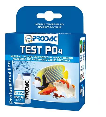 Prodac Test Po4 Fosfato 48 Testes Prodac Para Peixes Parcelamento Sem