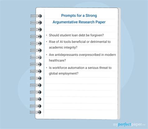 200 Argumentative Research Paper Topics For Your Project