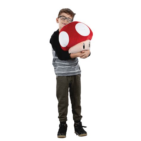 Mocchi Super Mario™ Super Mushroom Mega Plush Toy 15 Inch Tomy