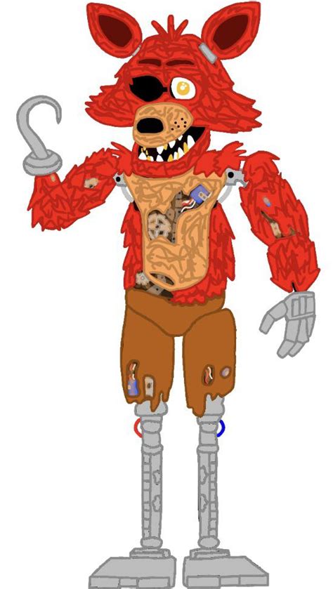 Foxy Redesign 10 By Me Rfivenightsatfreddys