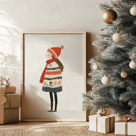 Зимно Момиче Постер Рисункибг