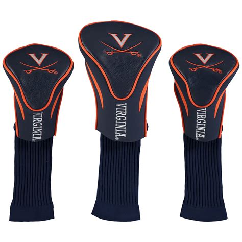Virginia Cavaliers 3 Pack Contour Golf Club Head Covers Walmart
