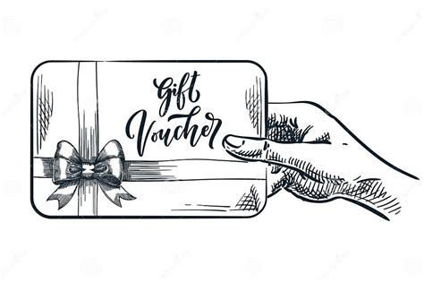 Human Hand Holding T Voucher Card Discount Coupon Concept Stock