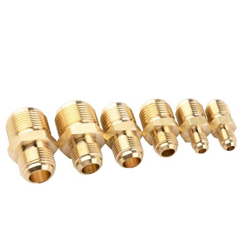 Sae Brass Adapter Male Thread Air Conditioning Cop Vicedeal