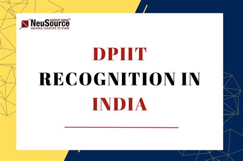 Dpiit Recognition In India